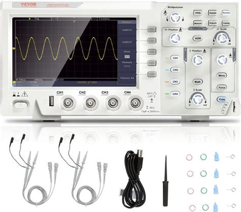 Dakta Oscilloscope portatif Multimètre numérique 4 canaux Bande