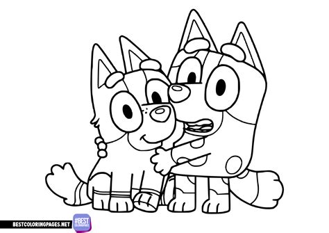 Bluey Coloring Pages Free Printable Coloring Pages