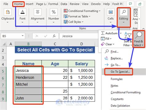 Select All Cells With Data In A Column In Excel 5 Methods Shortcuts