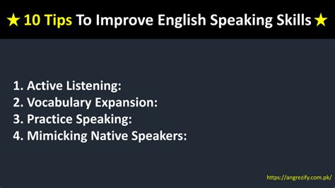 Tips To Improve English Speaking Skills Angrezify