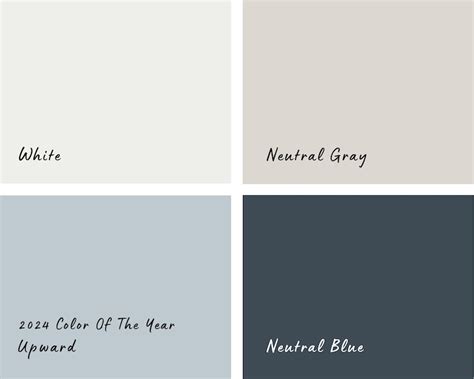 Calm Coastal Color Palette With Sherwin Williams Upward Color Of The