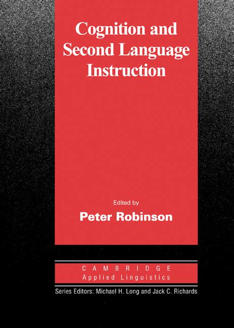 cognition and second language instruction