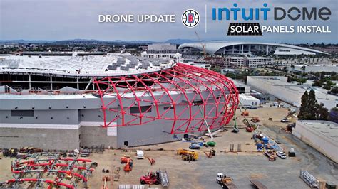 La Clippers Billion Intuit Dome Drone Construction Tour