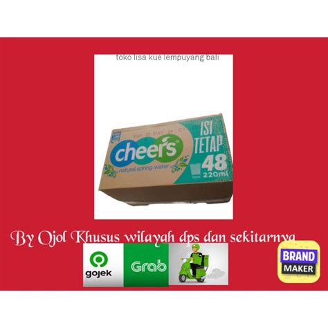 Jual Air Mineral Cheers Gelas 48x220ml Per Dus Shopee Indonesia