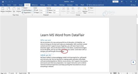 How To Add And Remove Page Break In Word Dataflair