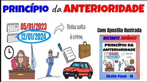 10 Princípio da Anterioridade Direito Penal APOSTILA YouTube