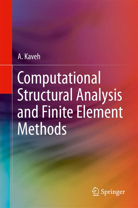 computational structural analysis and finite element methods ebook by a kaveh epub book