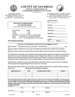 Fillable Online Process Server ARCC State Of California Fax Email