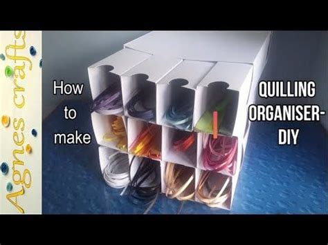 Quilling Strip Sheet Organizer Step By Step Tutorial And Free Pattern