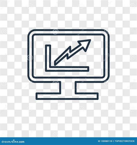 Dashboard Concept Vector Linear Icon Isolated On Transparent Background