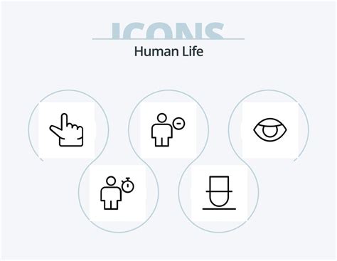 Human Line Icon Pack 5 Icon Design Sex Vision 19218931 Vector Art At Vecteezy