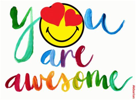Animated Greeting Card You Are Awesome Animated Greeting Card You