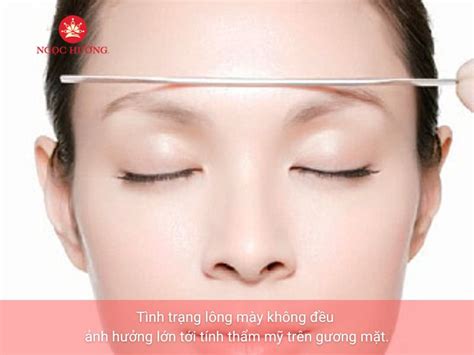Cách khắc phục lông mày bên cao bên thấp Kiến thức làm đẹp