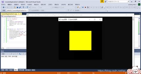 opengl 第一个小程序 纯gl模式 csdn博客