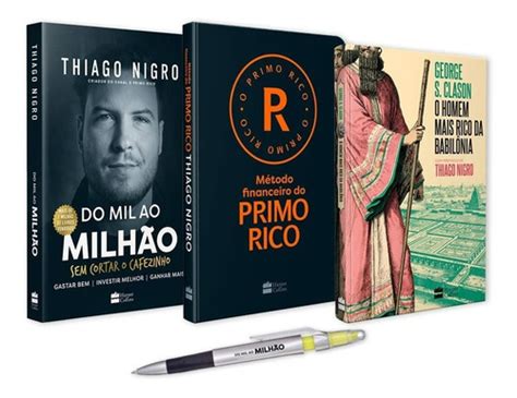 Livros Thiago Nigro Do Mil Ao Milhão Método Financeiro Do Primo