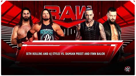 Seth Rollins And AJ Styles Vs Damian Priest And Finn Balor With