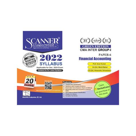 Shuchita Solved Scanner CMA Inter Group I Syllabus 22 Paper 6 Financial