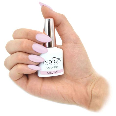 Indigo Gel Polish Lakier Do Paznokci Hybrydowy Milky Pink 7 Ml