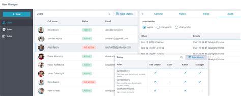 User Manager JavaScript User Managment Framework Webix
