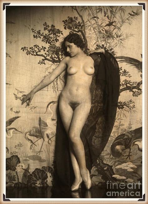 Digital Ode To Vintage Nude By Mb Digital Art By Esoterica Art Agency