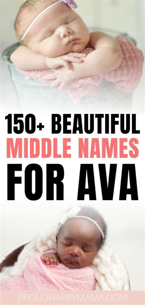 150 Middle Names For Ava Cute And Beautiful