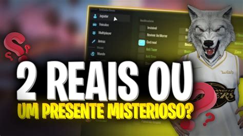 2 REAIS OU UM PRESENTE MISTERIOSO MOD MENU FALINDO SERVIDOR GTA