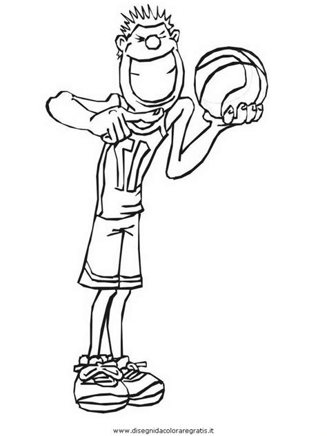 Disegno Pallacanestro 24 Categoria Sport Da Colorare