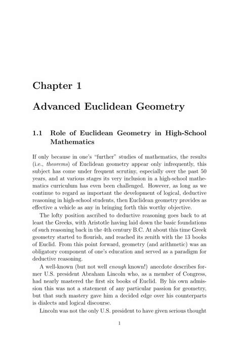 pdf chapter 1 advanced euclidean geometry dokumen tips