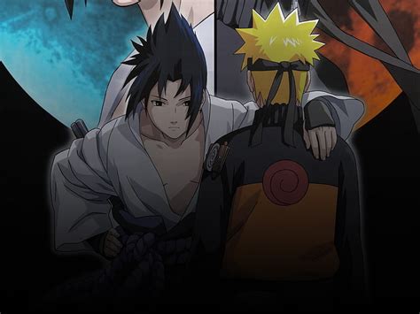 Ilustración de Sasuke y Naruto Naruto Shippuuden Uzumaki Naruto