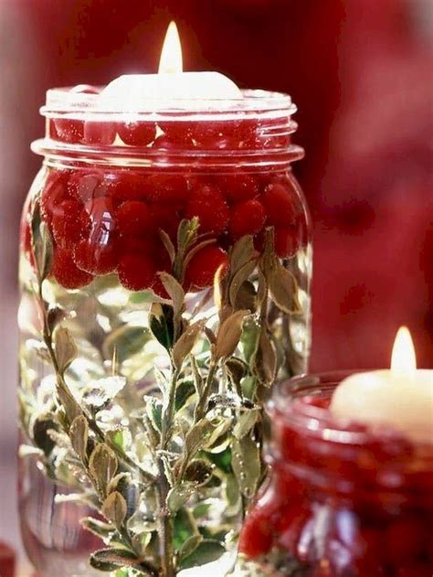 40 DIY Floating Candles Crafts Ideas Christmas Mason Jars Simple