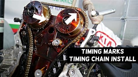 KIA OPTIMA TIMING MARKS TIMING CHAIN INSTALLATION YouTube