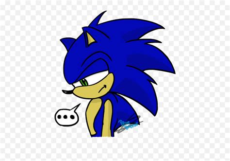 Sad Sonic Png Picture Sad Sonic Png Emoji Sonic The Hedgehog Emoji