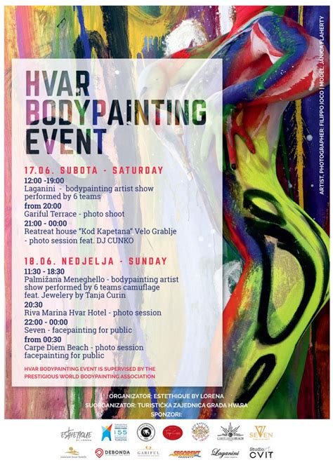 Bodypainting Wochenende im magischen Hvar Genießen Sie das Spektakel