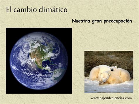 PPT El cambio climático PowerPoint Presentation free download ID