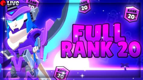 Live Brawl Stars fr DÉBUT du RUSH FULL Rank 20 part 1 Games