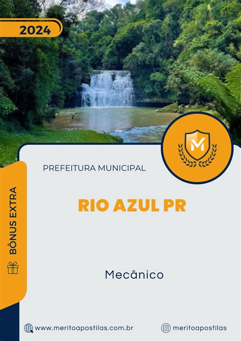 Apostila Mecânico Prefeitura de Rio Azul PR 2024 Mérito Apostilas