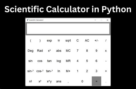 scientific calculator in python using tkinter copyassignment