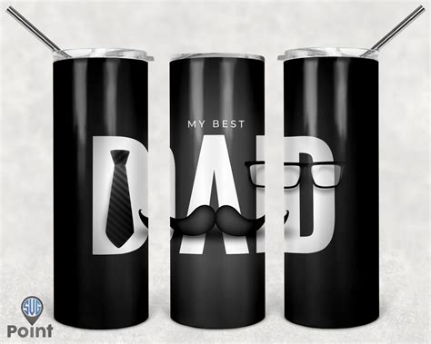 Father Tumbler Designs 20 Oz Skinny Tumbler Dad Gift Tumbler Etsy