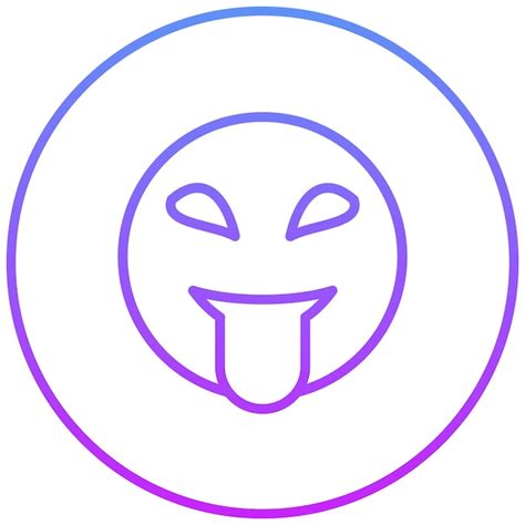 Premium Vector Squinting Face With Tongue Vector Icon Illustration Of