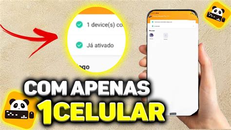 Como Ativar O Panda Mouse Pro Apenas Um Celular Mobilador Teclado