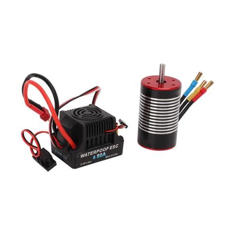 VGEBY Kit Moteur Sans Balais 3300KV Kit De Moteur Sans Balais 3660