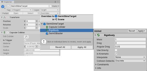 Unity Manual Editing A Prefab Via Its Instances