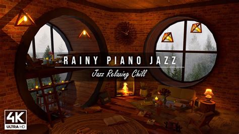 Rainy Piano Jazz Music Cozy Coffee Shop Ambience Relaxing Jazz