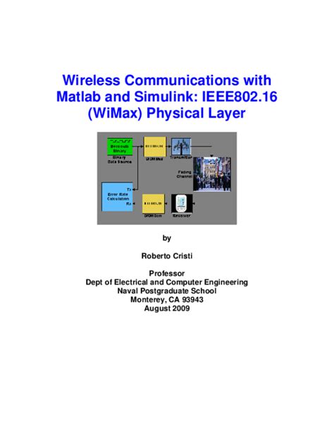 pdf wireless communications with matlab and simulink ieee802 16 wimax physical layer