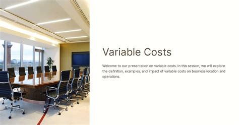Variable Costs