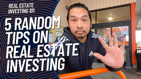 Real Estate Investing Tips Random Tips On Real Estate Investing