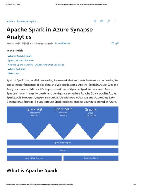an introduction to apache spark in azure synapse analytics architectures use cases and