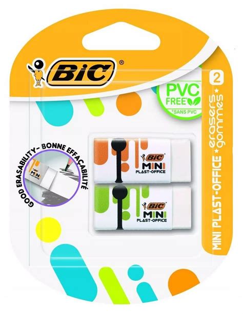 BIC 2x Gumka Do Wycierania Biel ERLI Pl
