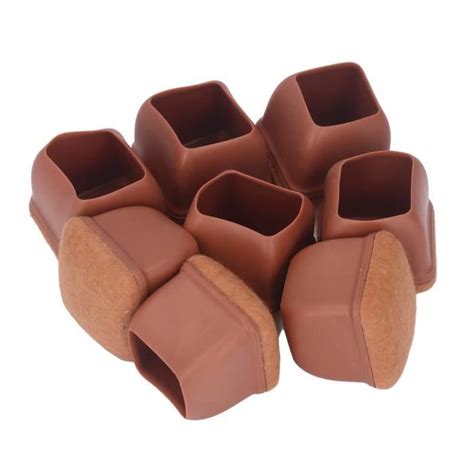 L 8 Pièces Chaise Jambe Couverture TPE Sol Protecteur Meubles Jambes