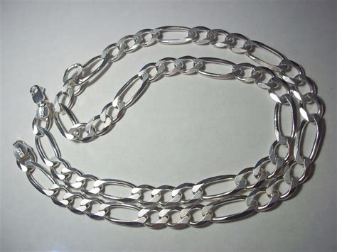 Cadena Eslabón 65cms X 8mm Plata 925 Mercado Libre